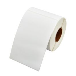 4x8" 100 x 210mm - 250 Labels, White Direct Thermal Labels, Permanent