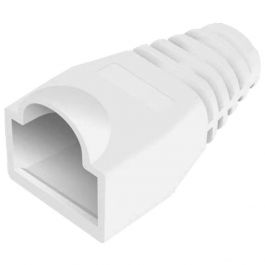 Boot for RJ45 Ethernet Network Cables - White