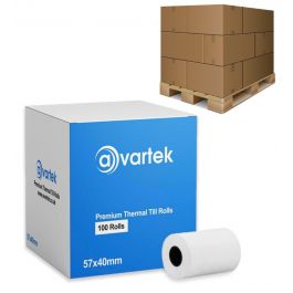 Pallet Of Thermal PDQ Rolls - 57x40mm