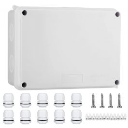 IP65 Waterproof Junction Box Large ABS Electrical Box, Outdoor Cable ...