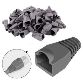 Boot for RJ45 Ethernet Network Cables - Grey [100 Pack]