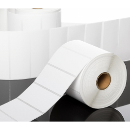 Compatible Zebra 89 x 36mm, 1200 Labels, White Direct Thermal Labels ...