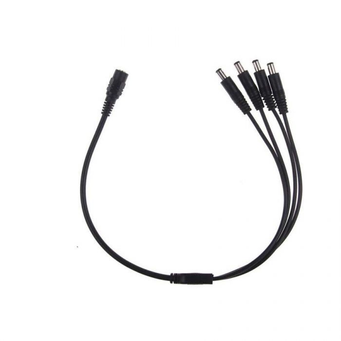 DC Power Splitter 4 way Adapter 2.1mm CCTV 12V PSU
