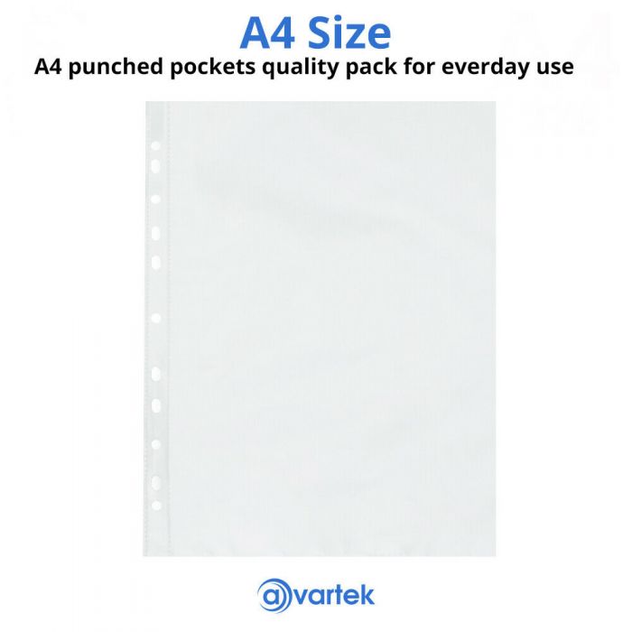 plastic punched pockets